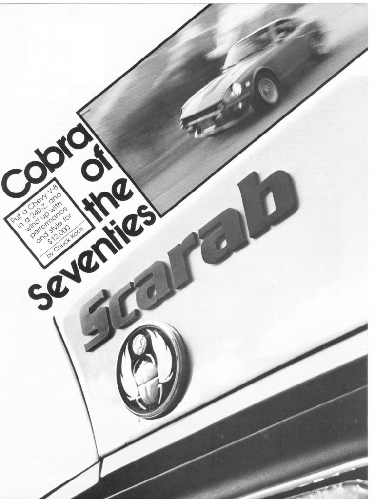 More reviews of the legendary Scarab Z - 1976 and 1978